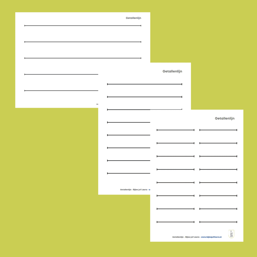 Getallenlijn - Werkblad - Rekenen - Getallen
