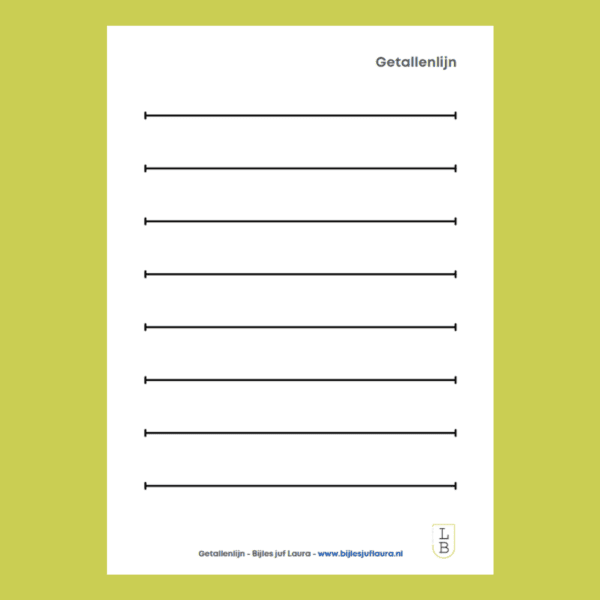 Getallenlijn - Werkblad - Rekenen - Getallen