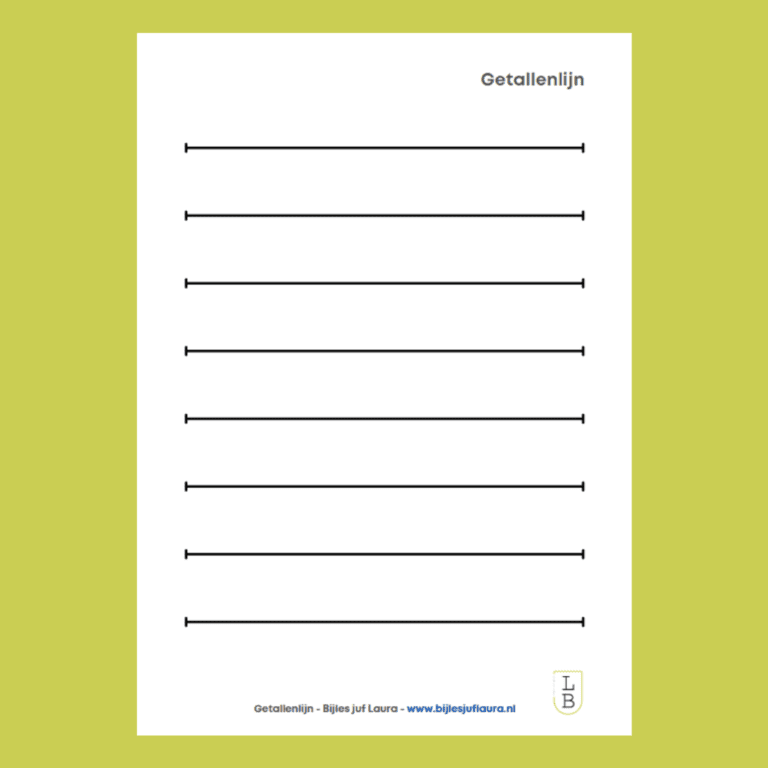 Getallenlijn - Werkblad - Rekenen - Getallen