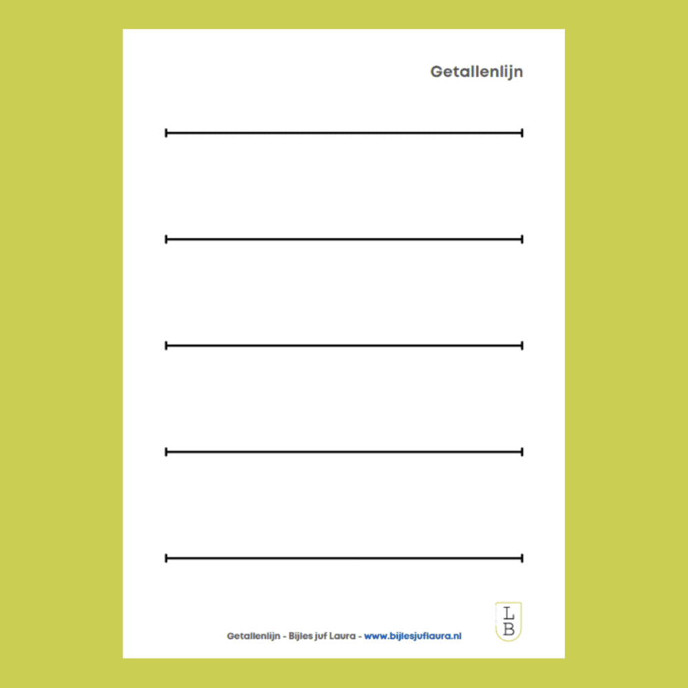 Getallenlijn - Werkblad - Rekenen - Getallen